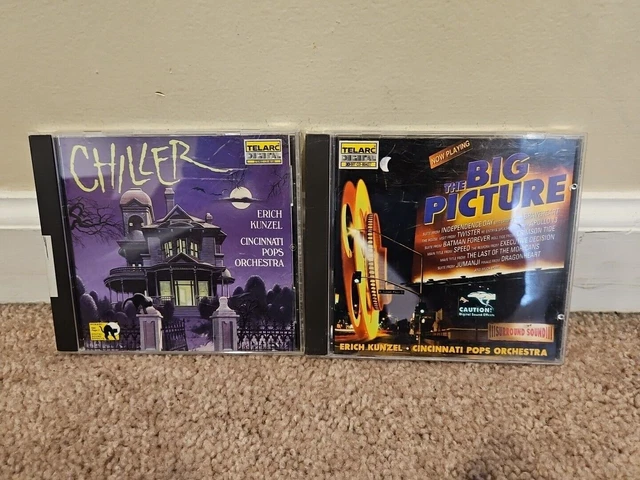LOT DE 2 CD d'Erich Kunzel : Chiller, The Big Picture EUR 13,34 ...