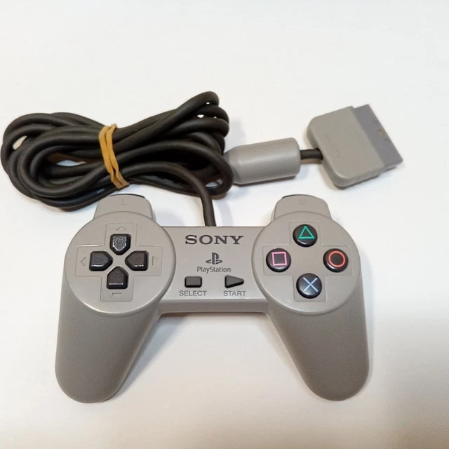 SONY PLAYSTATION ONE PS1 Official OEM Gray Controller SCPH-1080 Clean ...