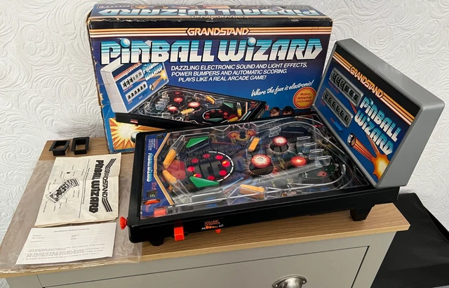 WORKING BOXED GRANDSTAND Pinball Wizard Vintage 1980's Game -🤔Make An ...