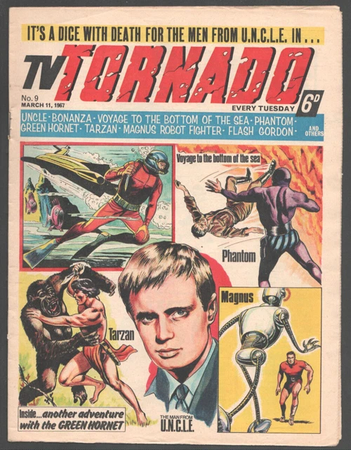 TV TORNADO #9 1967-British-Man From UNCLE-Phantom-Saint-Tarzan-Superman-Flash... EUR 98,73 ...
