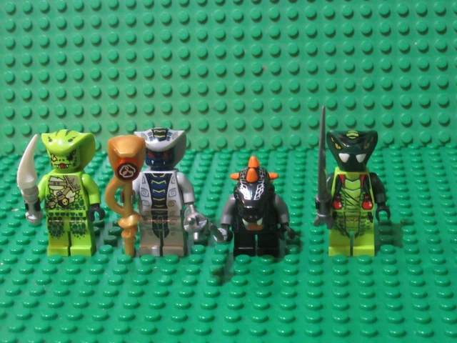 LEGO NINJAGO RATTLA Snake Mini Figure - 9441 9456 9579 30088 NJO033 ...