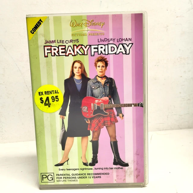 FREAKY FRIDAY - Big Box Ex Rental - VHS Tape $33.50 - PicClick AU
