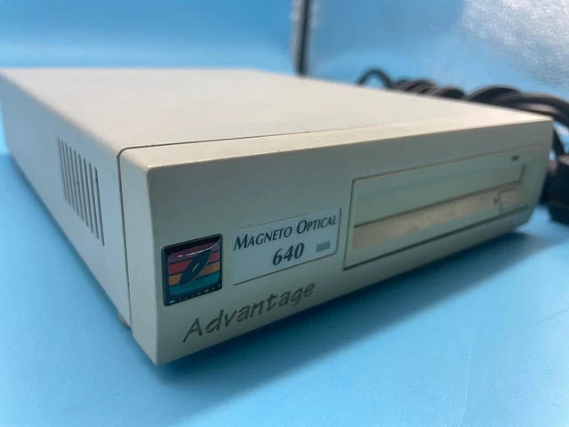 VERY RARE MICRONET Advantage 640 Magneto Optical Drive External SCSI ...