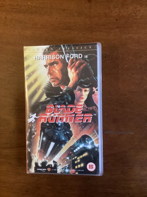 BLADE RUNNER VHS Video - Harrison Ford / Sean Young - Warner Home Video ...