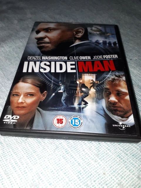 (N) INSIDE MAN: 2006 DVD: Denzel Washington Jodie Foster Clive Owen EUR ...