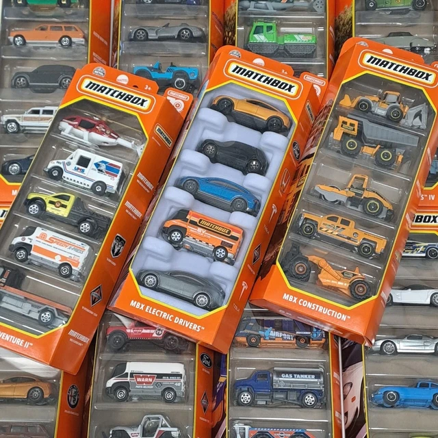 MATCHBOX 5 PACK ~ Mattel (3+) Matchbox 70 Years ~ 11 Sets To Choose ...