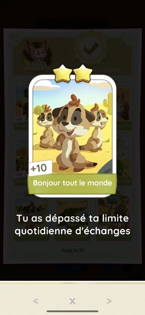 CARTE BONJOUR TOUT Le Monde monopoly go EUR 1,00 - PicClick FR