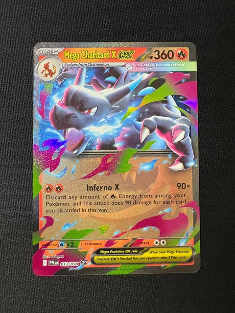 2025 POKEMON PHANTASMAL Flames Mega Charizard X EX Double Rare #13 £0. ...