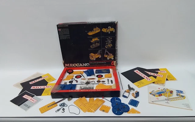 MECCANO SET 6 Part Set Parts Pieces Booklets With Box £21.01 - PicClick UK