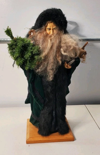 VTG LYNN HANEY Collection Santa Claus "Wizard Of The Forest" Signed ...