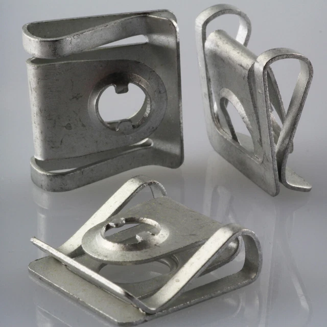 5X HALTEKLAMMER MUTTER für Unterfahrschutz Unterbodenschutz VW AUDI ...