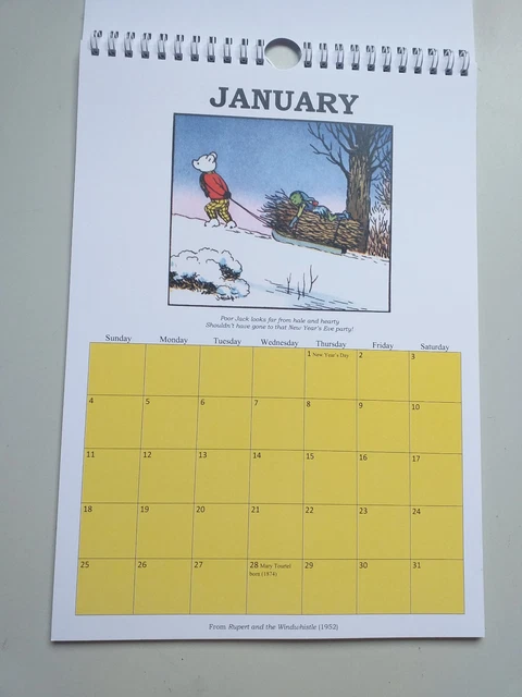 RUPERT BEAR FOLLOWERS of Rupert 2026 Calendar * New * £7.59 - PicClick UK