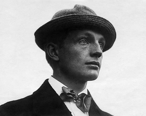 HANS ROBERT VOLLMOELLER aviation pionieer test pilot Germanyportrait ...