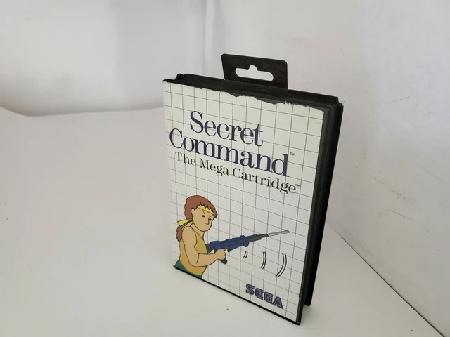 SECRET COMMAND SEGA Master System Cartridge & Box no Manual F14 EUR 24 ...