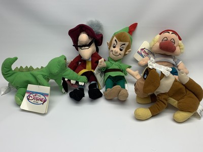 SET OF 5 Disney PETER PAN Mini Bean Bag 8” With Tags $50.91 - PicClick CA