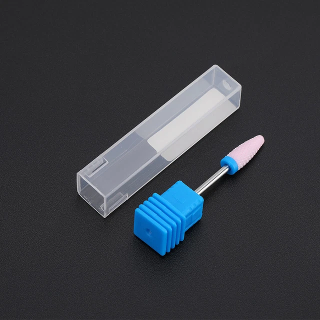 5 TYPES CERAMIC Cylinder Shape Grinding Head Nail Drill Bit For Nail ...