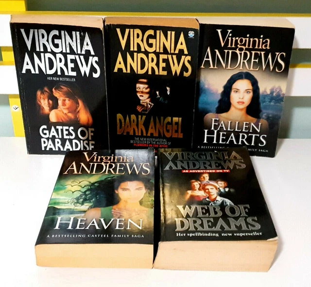 COMPLETE SET OF 5x Casteel Series Books by Virginia Andrews! Dark Angel ...