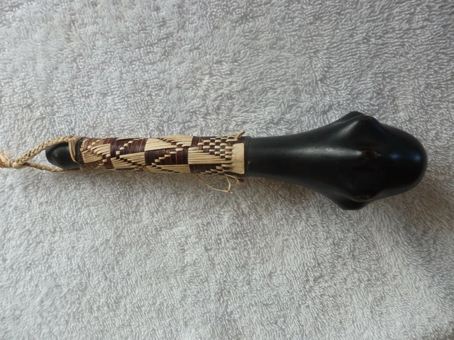 SOLOMON ISLANDS NATIVE Handcrafted Blackwood Throwing Club $75.00 ...