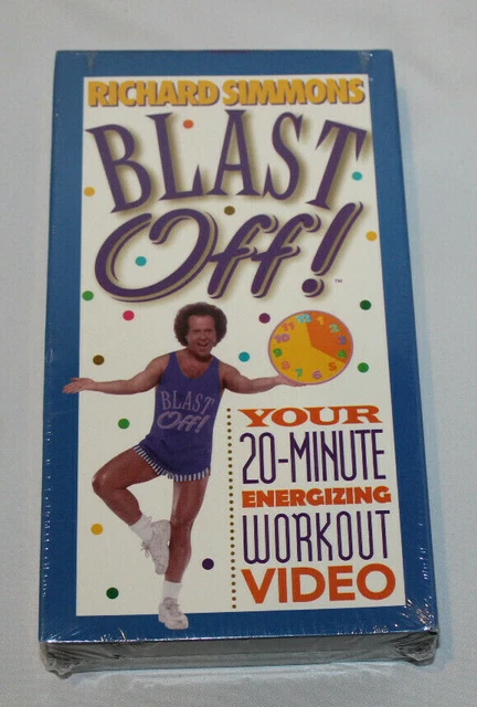 5 RICHARD SIMMONS workout exercise VHS tapes Broadway Blast Off ...