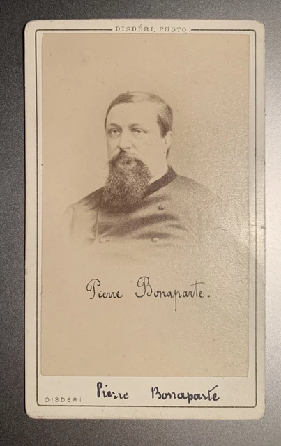 FAMILLE NAPOLÉON - Prince Pierre Napoleon Bonaparte - CDV Par Disderi ...