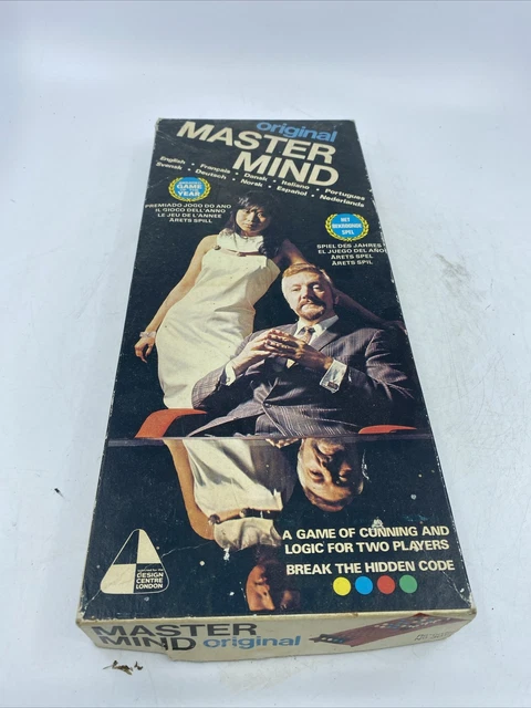 MASTER MIND MINI Travel 1972 Vintage Board Game by Invicta Games Master ...