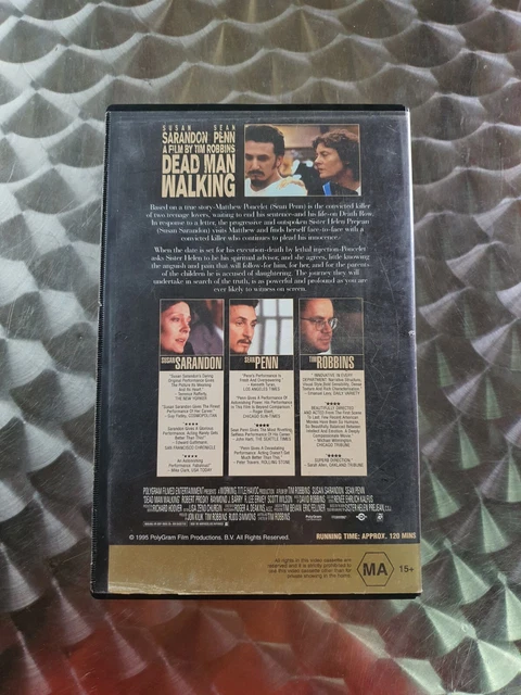 DEAD MAN WALKING - Susan Sarandon - VHS movie - Video Tape - Big Box Ex ...