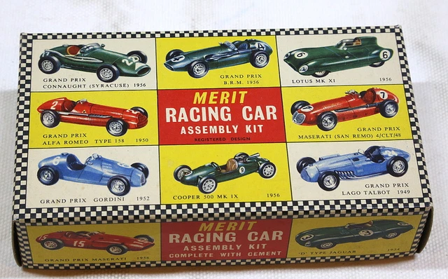 VINTAGE MERIT 1/24 1956 Vanwall. Plastic Model Racing Car Kit. NMIB £29 ...