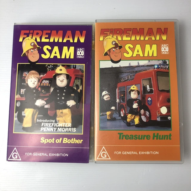 FIREMAN SAM ~ Treasure Hunt + Spot Of Bother Vhs Bundle $49.99 ...