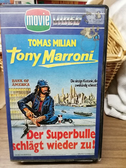 VHS FILM RARITÄT: TONY MARRONI - DER SUPERBULLE SCHLÄGT WIEDER ZU (1977 ...