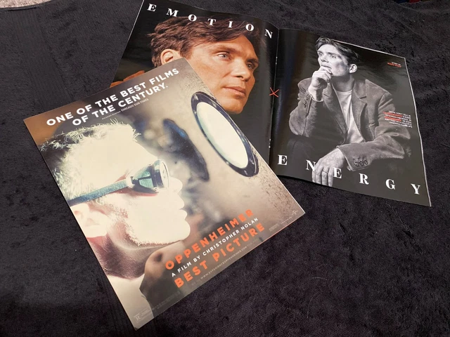 OPPENHEIMER 2024 OSCAR ad with article on Cillian Murphy, Christopher ...