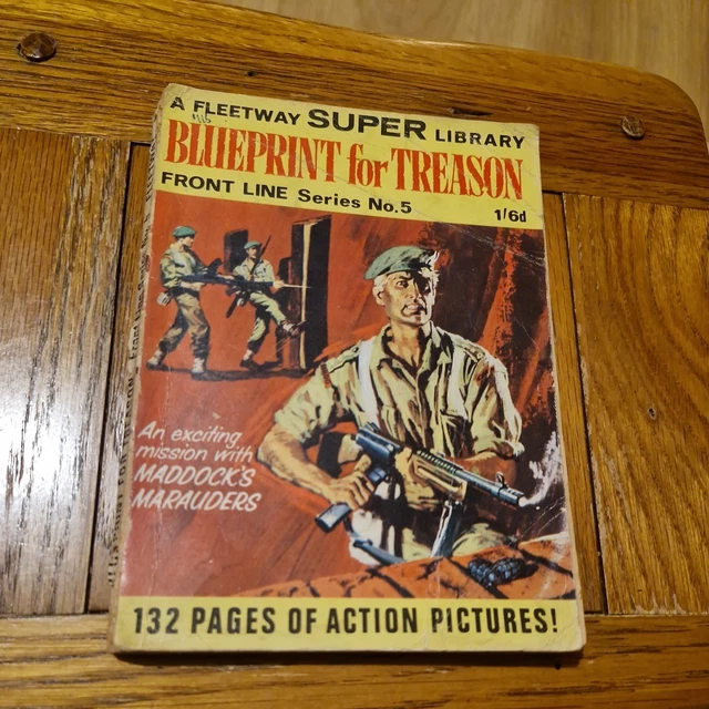FLEETWAY SUPER LIBRARY FRONT LINE SERIES #5 - Blueprint for Treason £21 ...