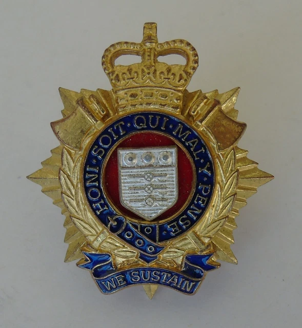 BRITISH ARMY ROYAL Logistic Corps Officers Cap Badge - RLC £9.99 ...