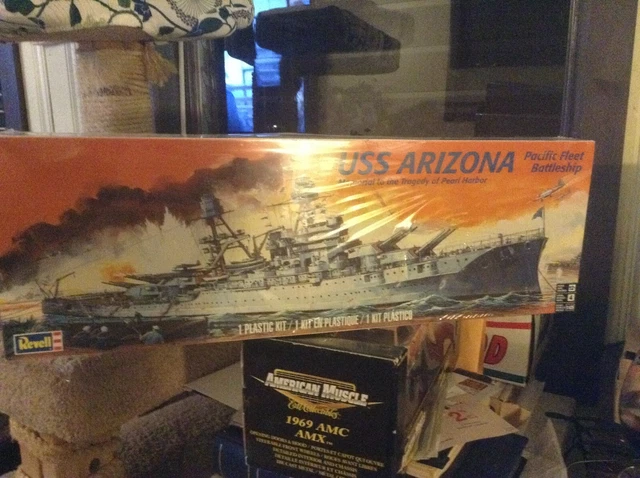 REVELL MONOGRAM USS Arizona Pacific Fleet Battleship Model Kit 1:426 ...