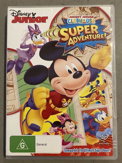 MICKEY MOUSE CLUBHOUSE - Super Adventure! (DVD, 2013) VGC $6.20 ...
