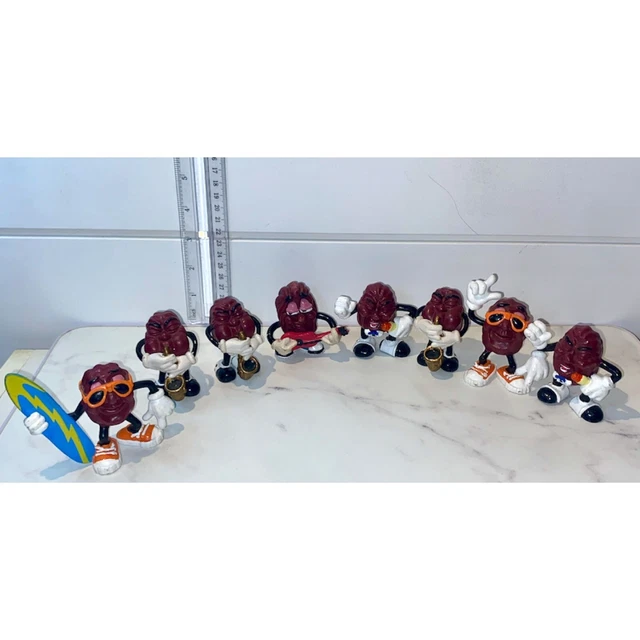LOT OF 8 Vintage 1980's California Raisins Band Figures $0.99 - PicClick CA