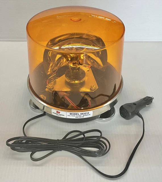 FEDERAL SIGNAL BEACON Light Model 100 NOS Signal Stat Dome £91.24 ...