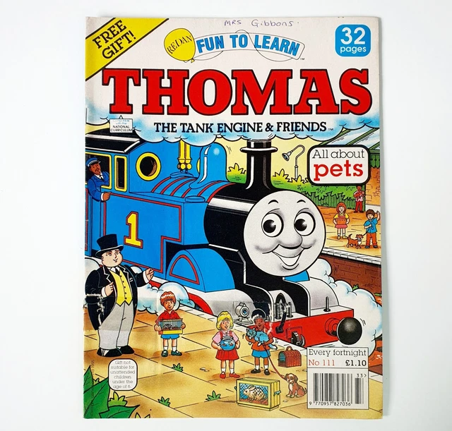 THOMAS THE TANK Engine Fun To Learn Magazine Issue 111 Comic 1995 £19. ...