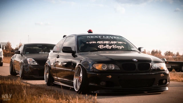 BMW E46 FACELIFT COUPE / CABRIO front overfenders BY MUSK CUSTOMS £190. ...
