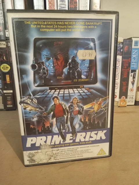 PRIME RISK VHS Video Lee Montgomery Toni Hudson £21.50 - PicClick UK