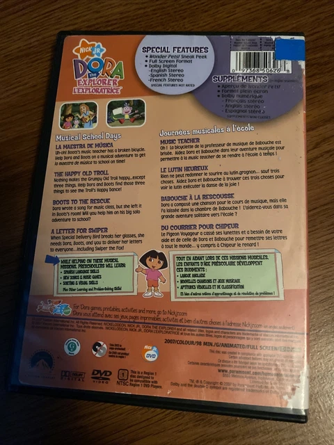 DORA THE EXPLORER: Musical School Days - DVD - VERY GOOD $4.99 ...