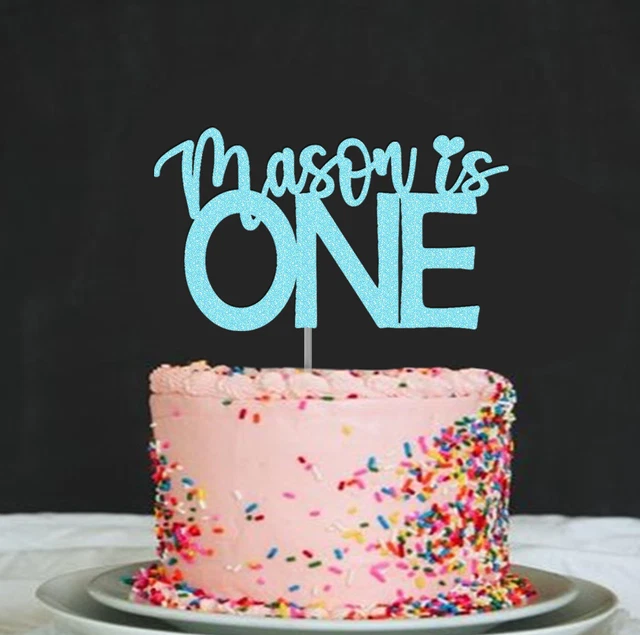 Personalised Birthday Cake Topper 1st Birthday Cake Topper Custom Name