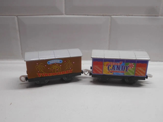 TOMY TRACKMASTER THOMAS the tank engine train set sodor candy & sodor ...