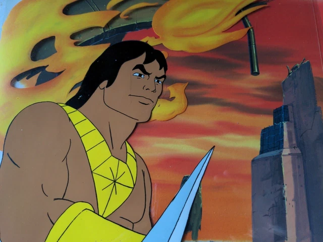 BLACKSTAR ANIMATION CEL production art cartoons vintage He-Man ...