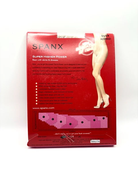 SPANX IN-POWER LINE Hi Waist Mid-Thigh Shaper Panties Size G In Nude £ ...