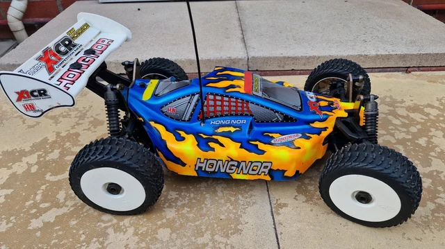 HONG NOR X1-CR RC Car 1/8th Nitro Buggy 4WD Off Road Roller & Spares ...