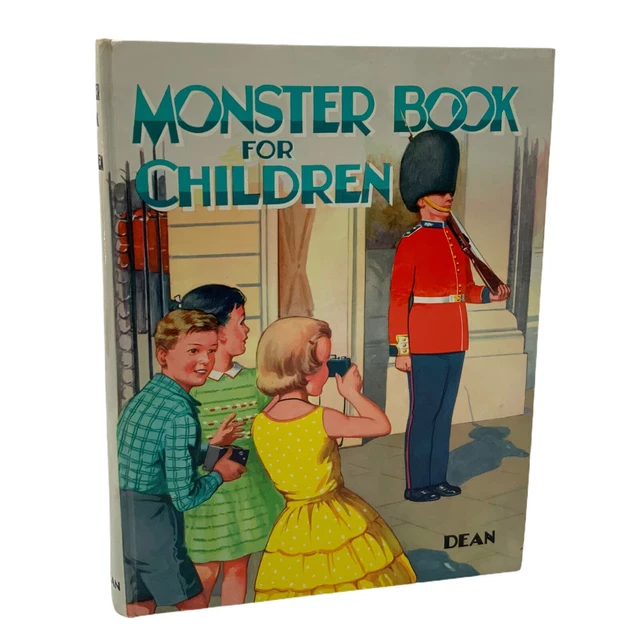 VINTAGE MONSTER BOOK For Children Dean & Son London 1940's/1950's $25. ...