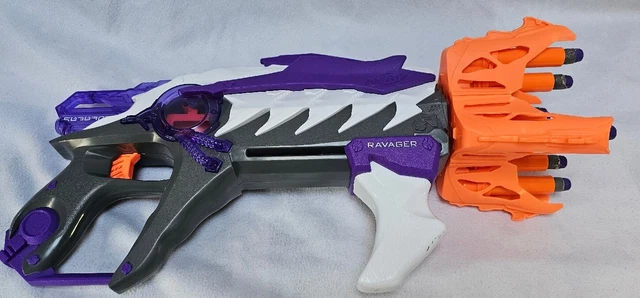 NERF RAVAGER &ALIEN Menace" Foam Dart Blaster Guns with 8 darts £9.95 ...