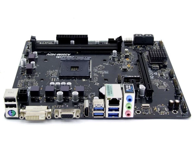 Gaming Motherboard Asrock A320m Hdv R4 0 £45 00 Picclick Uk