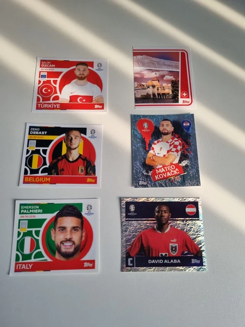 TOPPS UEFA EURO 2024 Germany Official Stickers Collection Euro 2024 ...