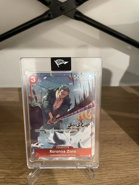 ONE PIECE TCG Roronoa Zoro #ST01-013 3on3 Cup Promo EUR 912,67 - PicClick FR